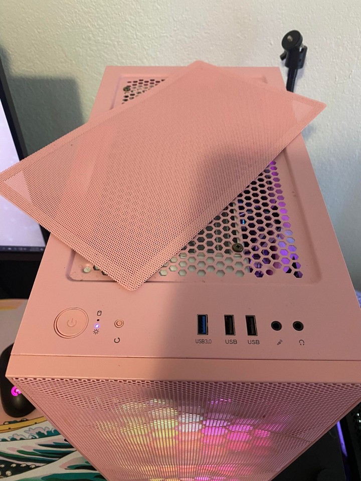 Gaming PC, Pink with Keyboard and Mousepad | eBay