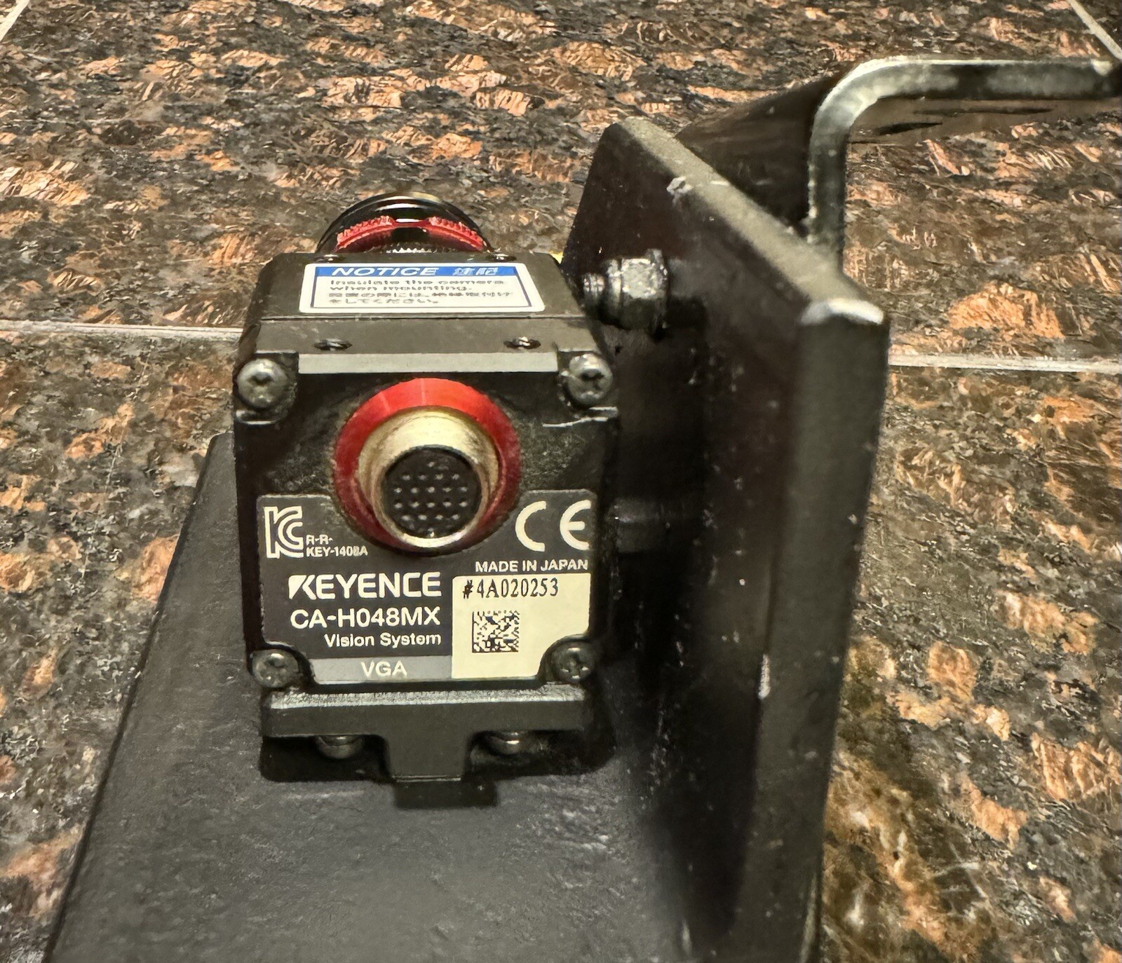 Keyence Vision System High Speed Camera CA-H048MX With Mounting Bracket ...