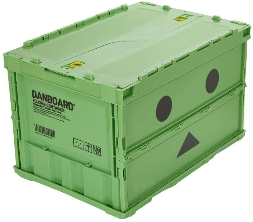 TRUSCO Danboard Folding Container Strage Box Case 51.3L With lock＆lid ...