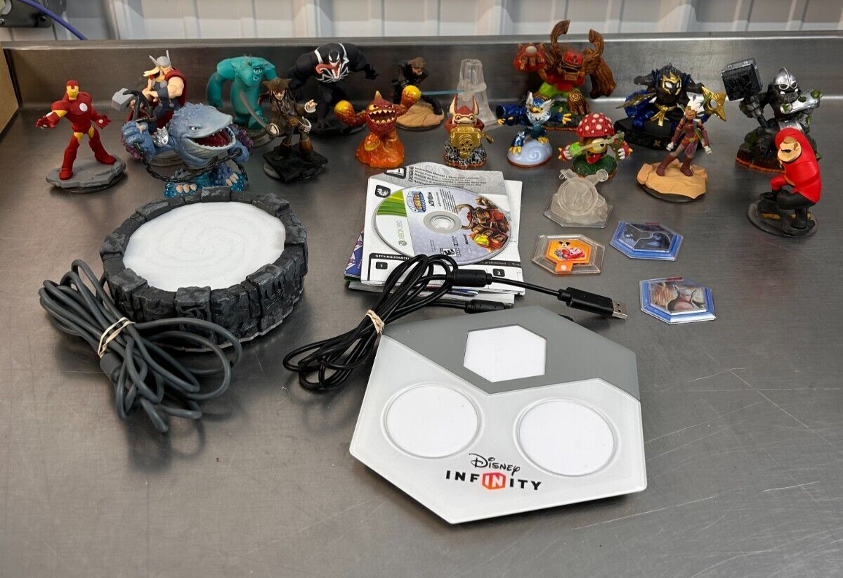 Skylanders Infinity Disney Marvel Xbox Figures Game Lot | Pre-Owned | eBay