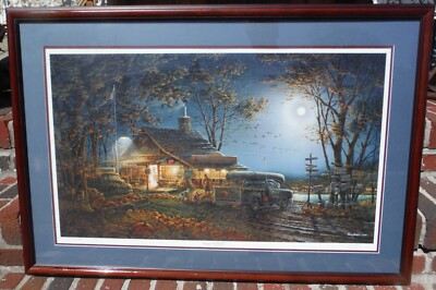 TERRY REDLIN "AUTUMN TRADITIONS" SIGNED,NUMBERED,FRAMED CE 1734/3600 ...