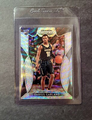 2019 Panini Prizm Draft Picks Darius Garland RC Silver Wave #187/299 SP ...
