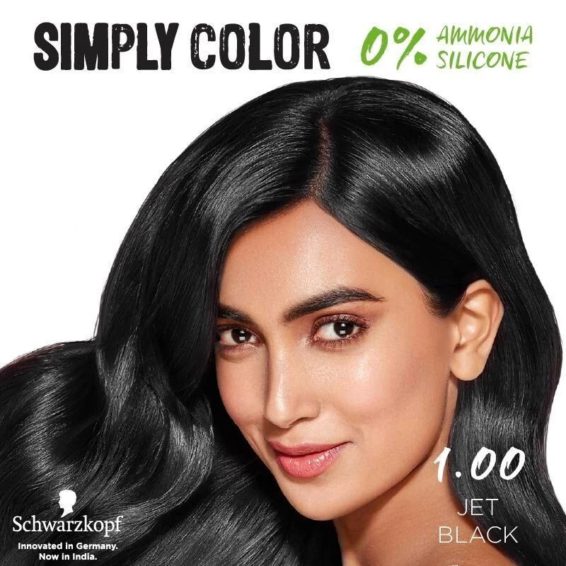 Jet Black Hair Dye