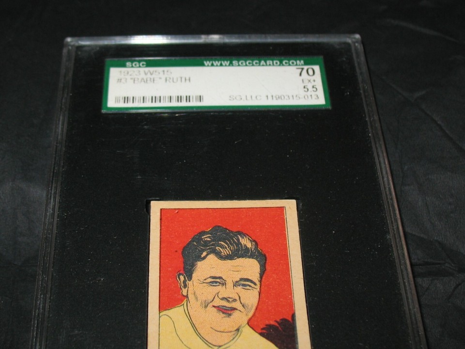 1923 W515 #3 BABE RUTH SGC 70 EX+ 5.5 ~Check My Others Out! | eBay