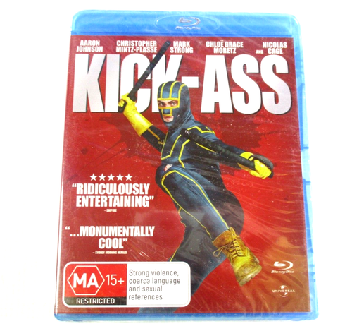 Kick-Ass BluRay MA15+ Regions ABC 2010 Universal Pictures Brand New ...