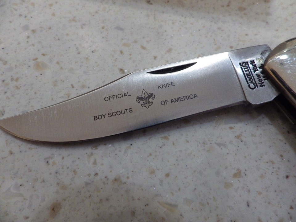 Camillus BOY SCOUT Knife, 1066, Made in USA! NEW, MINT! | eBay