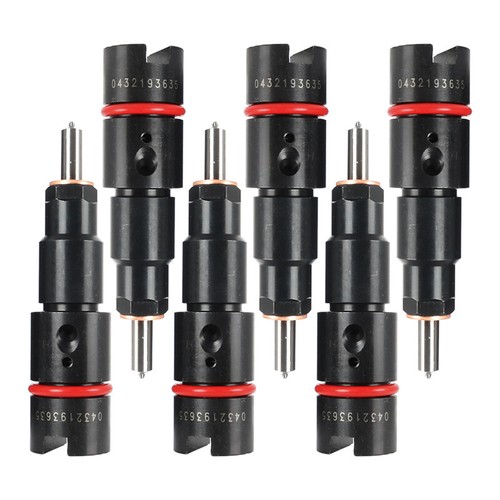 6X 0432193635 BOSCH Fuel Injectors RV275 24V For Dodge Cummins 40-50 HP ...