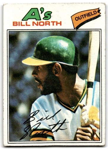 1977 Topps Bill North . Oakland Athletics #551 | eBay