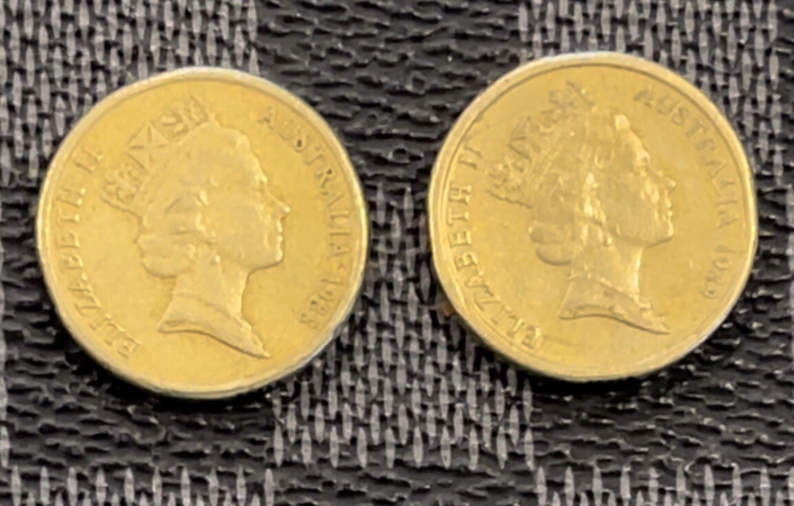 1988 & 1989 Rare Australian 2 dollar coin with HH Symbol. | eBay