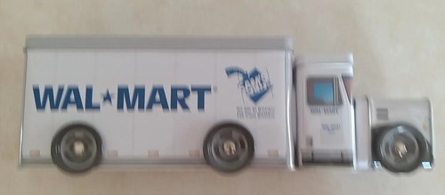 Walmart Sams Club White Semi Truck Tin Collectible Empty | eBay