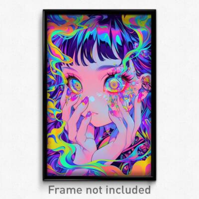 Art Poster - Cute Dam (Psychedelic Trippy Weird 11x17 Print) | eBay