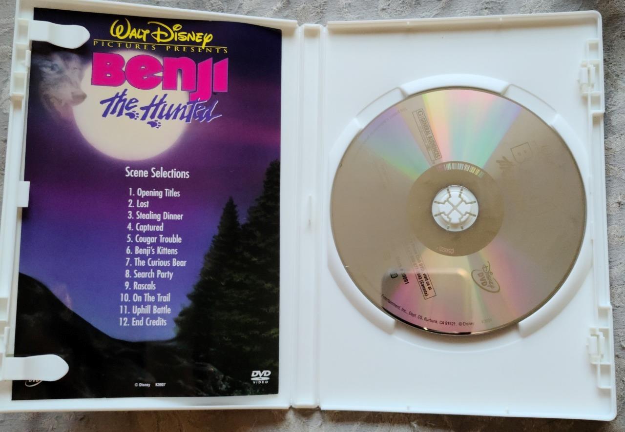 PRE-OWNED DVD Video, Benji, The Hunted - Disney DVD - VGC HEARTWARMING ...