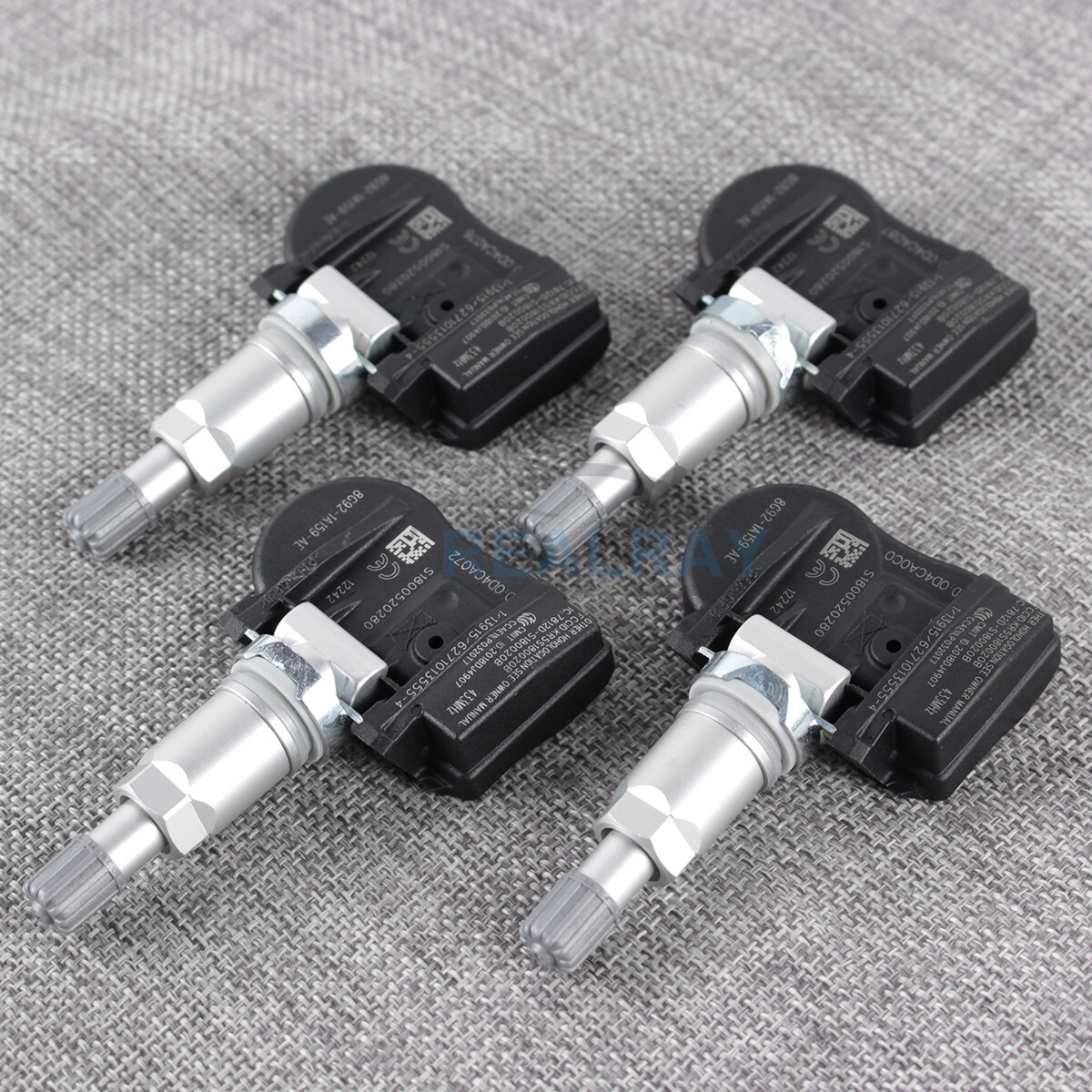 Set of 4 For Volvo TIRE PRESSURE SENSOR TPMS 8G92-1A159-AE 433 MHz SET ...