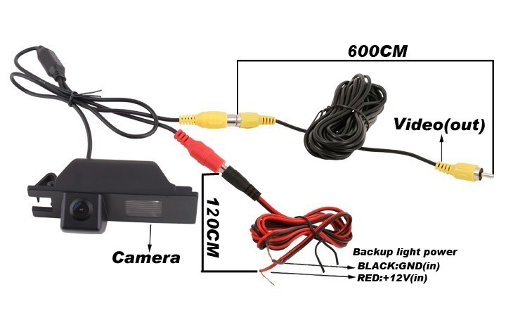 Car Reverse Rear View Backup camera For Cadillac CTS 2011 2012 2013 ...