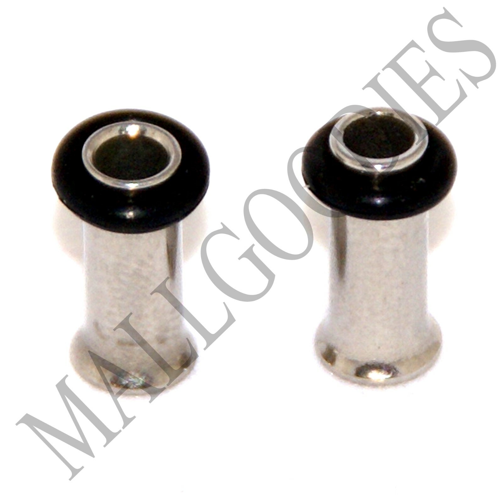 0015 Steel Single Flare Flesh Tunnels Earlets Big Gauges 6G Ear Plugs ...