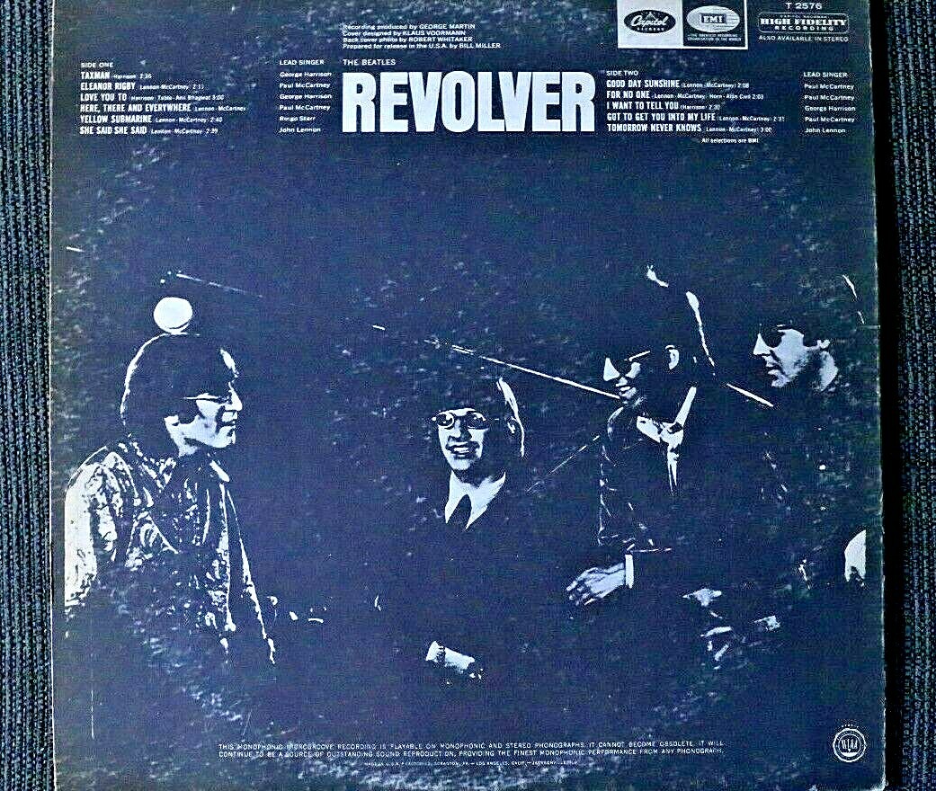 The Beatles Revolver Capitol 1966 Orig Vintage Pressing LP #T2080 w ...