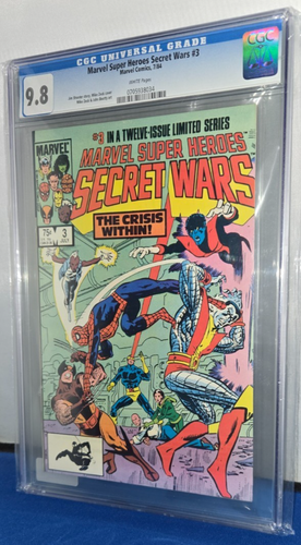 MARVEL SUPER HEROES SECRET WARS - ISSUE #3 - CGC 9.8 - WHITE PAGES ...