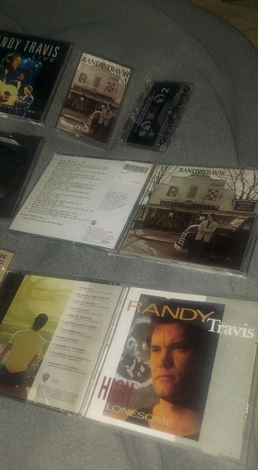 Randy Travis LOT Lifetime Collection 5 Cd Cassette RARE Real Country ...