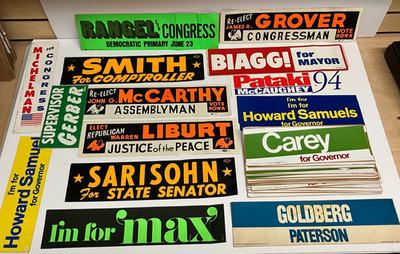 Lot of 37 *** vintage Political Bumper Stickers - Congress, Senator ...