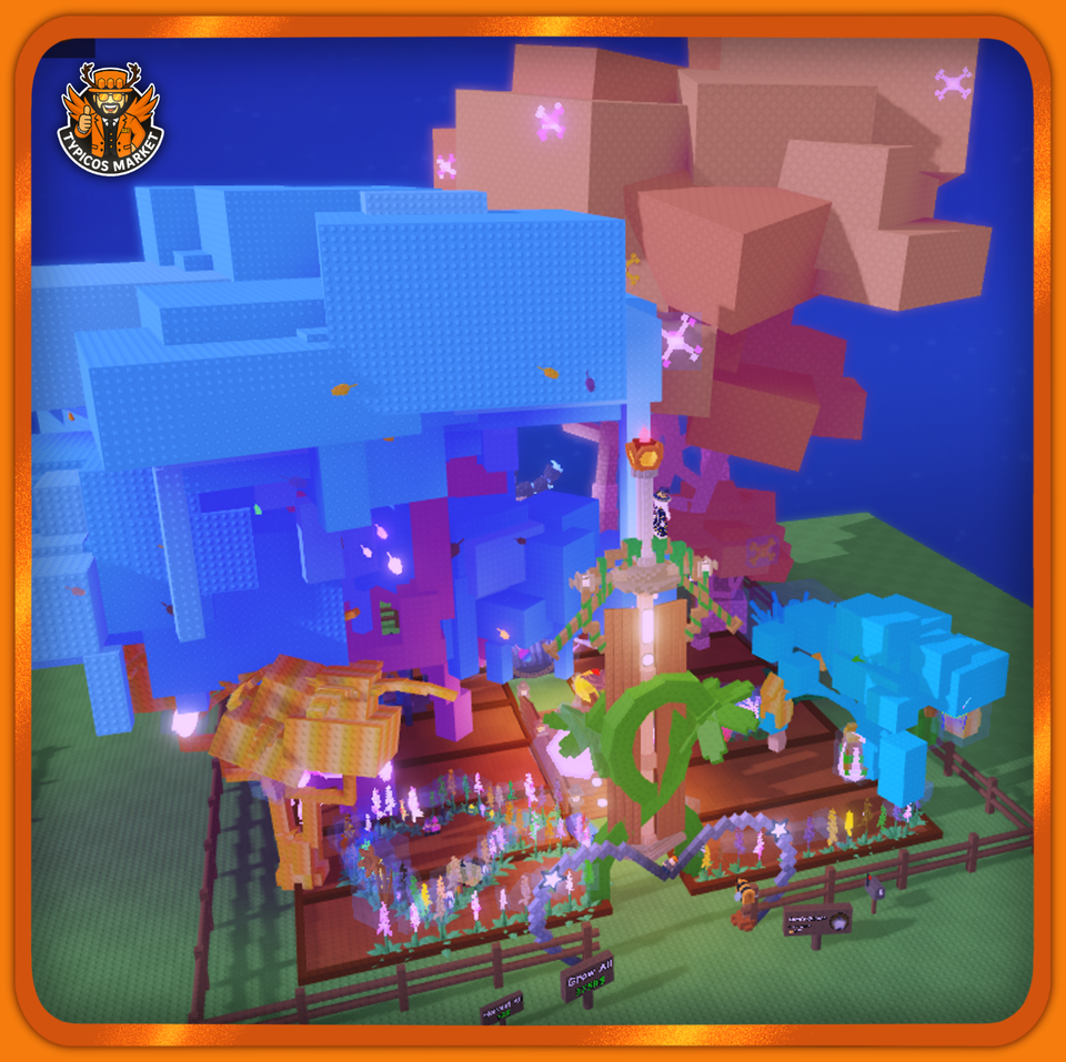 [Grow a Garden] 4 HUGE Candy Blossom Trees 4 Huge Bone Blossom Trees ...