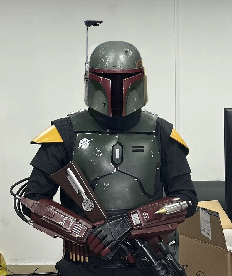 Mandalorian The Book of Boba Fett Cosplay Full Body Armor 1:1 FRP ...