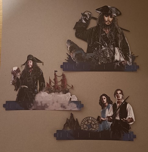Pirate's of the Caribbean Craft Die Cut outs Set | eBay UK