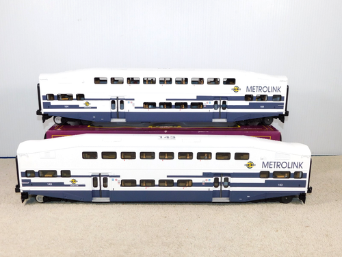 MTH 20-61054 Metrolink Bi-Level 2-Car Bombardier Coach Passenger Set | eBay