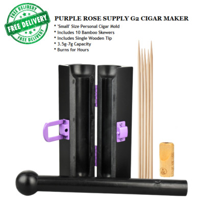 Purple Rose Supply G2 Cannagar Mold Kit 3.5g to 7g Tobacco Cigar Press ...