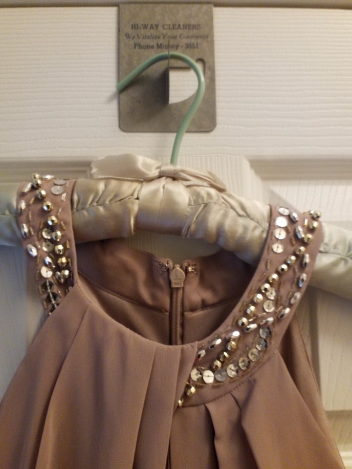 SLNY champagne color size 8 wedding dress | eBay UK