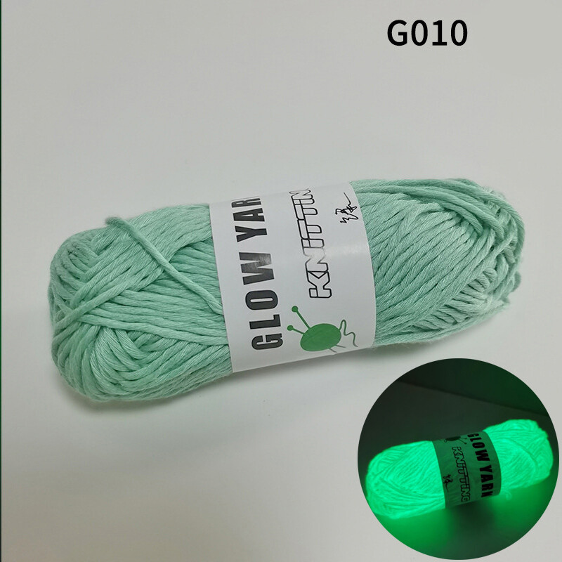 Luminous Wool DIY Woven Hand-knitted Polyester DIY Yarns Glow in the ...