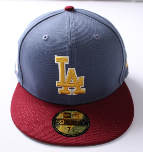 Los Angeles Dodgers New Era 59FIFTY Fitted Cap CD4 Deep Blue Size 7 3/8 ...