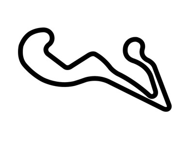 Atlanta Motorsports Park Track Decal Sticker Outline Vinyl Race Track ...
