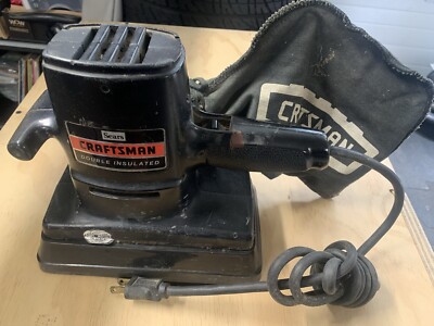 Sears Craftsman Dual Action Pad Sander With Dust Pickup Model 315.11650 ...