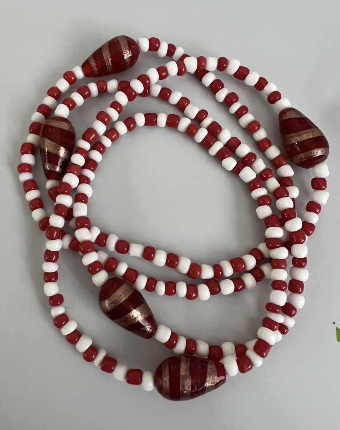 ELEKE Collar Orisha SHANGO IFA Santo Ileke Santeria Yoruba Collar ...