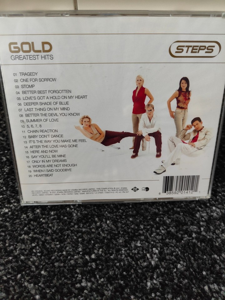 Steps Gold Greatest Hits CD Music Boxed Excellent Condition Tragedy ...