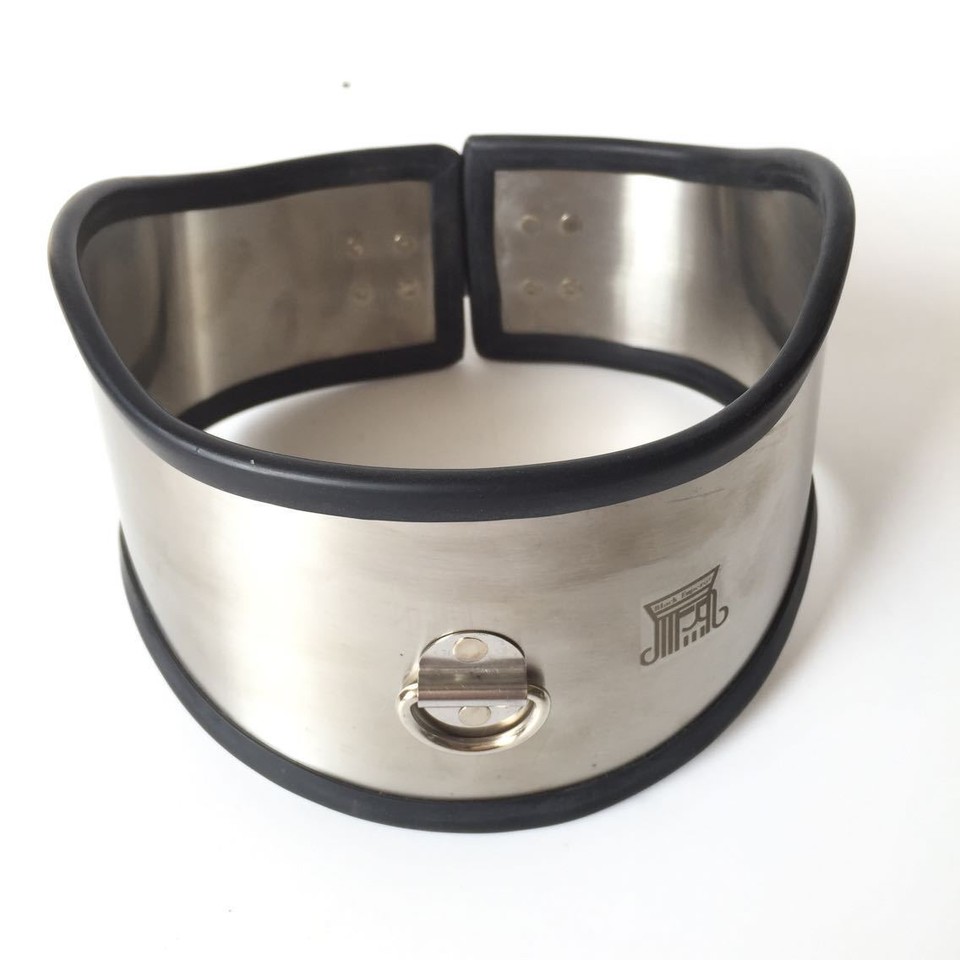 Metal Collar Chastity Posture Neck Collar Restraint Slave Choker ...