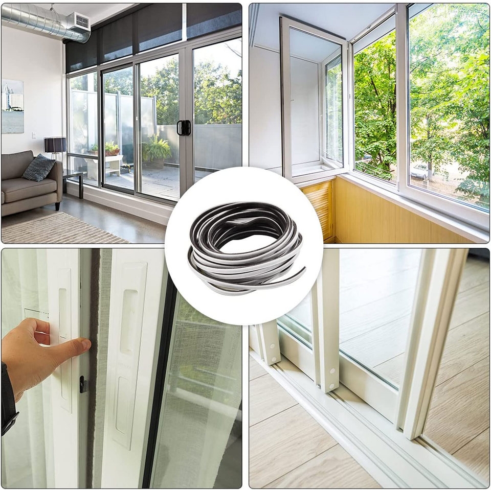 33FT Brush Weather Stripping - Weatherstripping for Sliding Windows ...