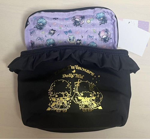 Kiki Lala Vanity Pouch Dolly Mix Mini Small Accessories Storage Black ...