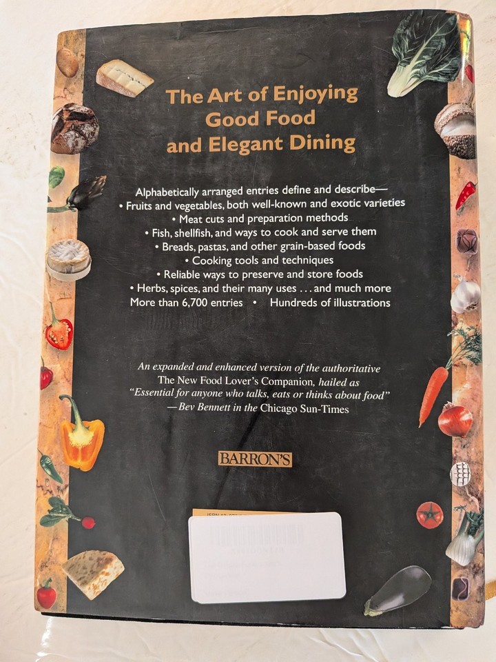 Deluxe Food Lover's Companion Herbst 2009 Illustrated Cookbook Barron's ...
