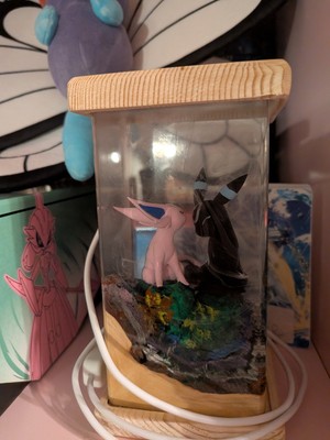 Umbreon And Espeon Led Light Epoxy Resin Handmade One Of A Kind | eBay