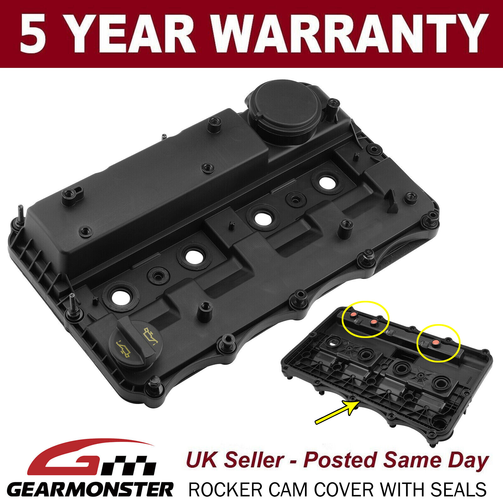 FOR FORD TRANSIT MK7 MK8 2.2 CUSTOM 2.2 TDCI ROCKER CAM COVER WITH ...