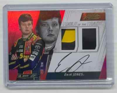 2017 Absolute Erik Jones Spectrum Gold Race Used Firesuit Auto ...