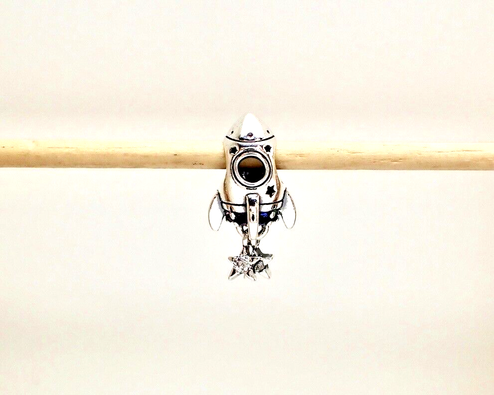 Authentic Pandora #792831C01 Space Love Rocket Charm for sale online | eBay