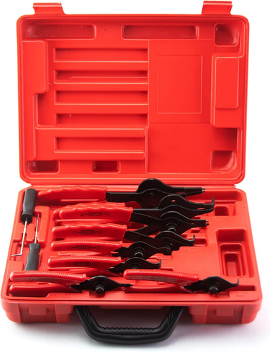 11 Pc Snap Ring Pliers Set Mechanics Circlips Auto Tool Internal ...