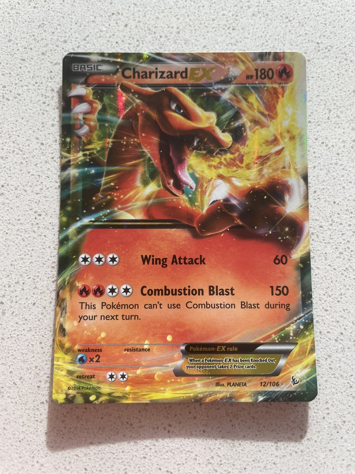 Pokémon TCG Charizard Flashfire 12/106 Holo Holo Rare EX | eBay