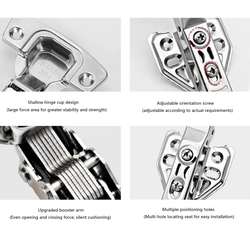 Cabinet Hinges Full Overlay Soft Close Hinge Kitchen Cupboard Door ...