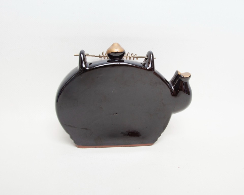 Vintage RELCO Redware Teapot Wall Planter - Made in Japan - Hand ...