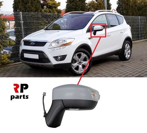 FOR FORD KUGA 2008 - 2012 NEW WING MIRROR ELECTRIC HEATED PRIMED LEFT N ...