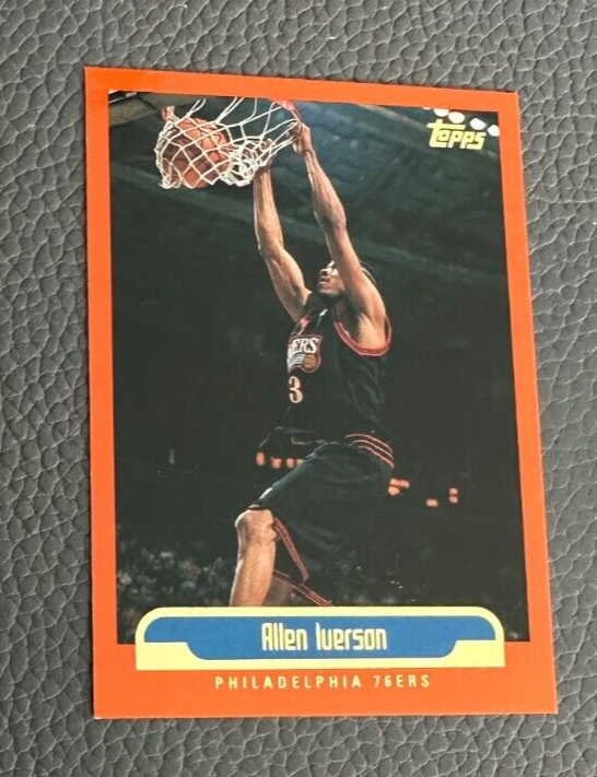 Allen Iverson 1999 Topps Basketball Card #66 - 76'ers | eBay