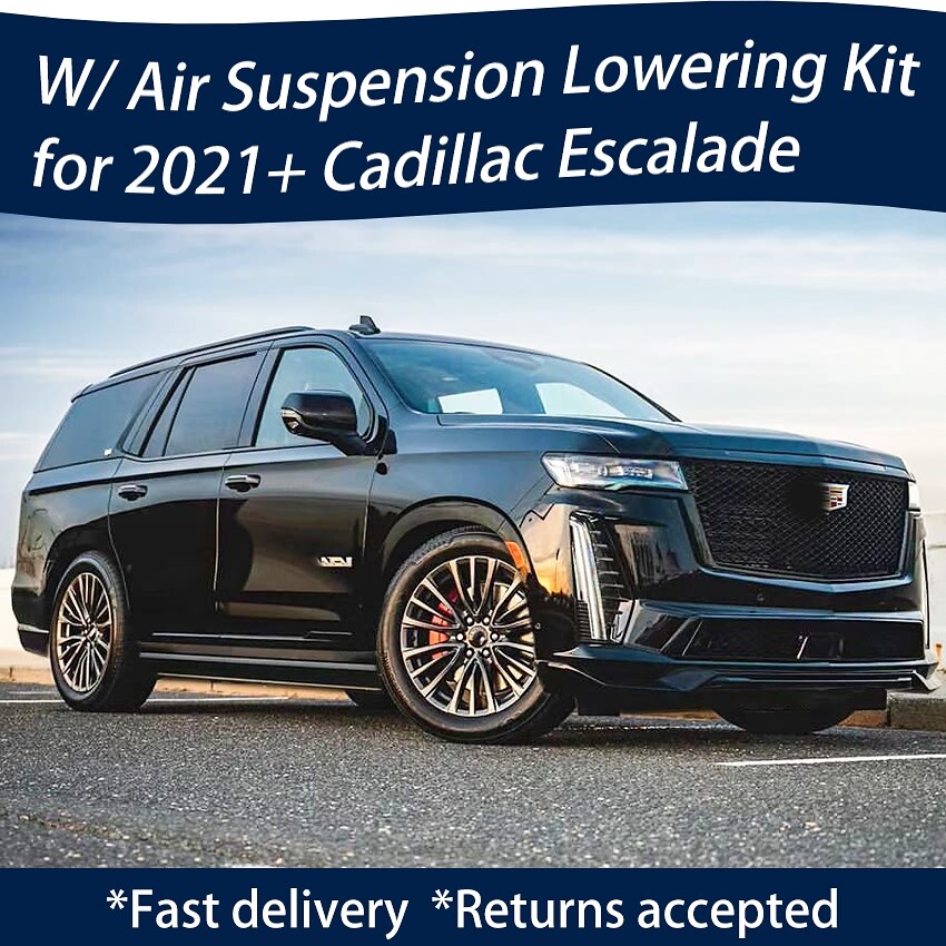 💥For 2021+ Cadillac Escalade Adjustable Air Ride Suspension Lowering ...